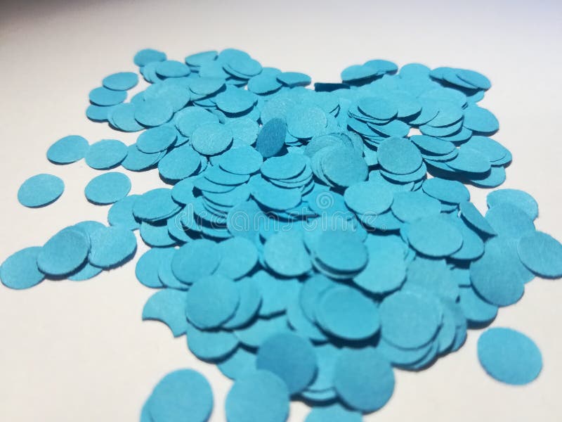 Blue Confetti stock photo. Image of blowout, cheerful, confetti - 212404