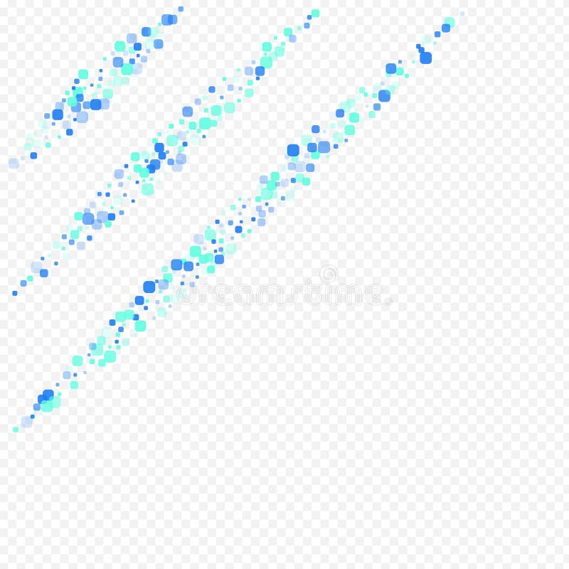 Blue Confetti Effect Vector Transparent Stock Vector - Illustration of ...