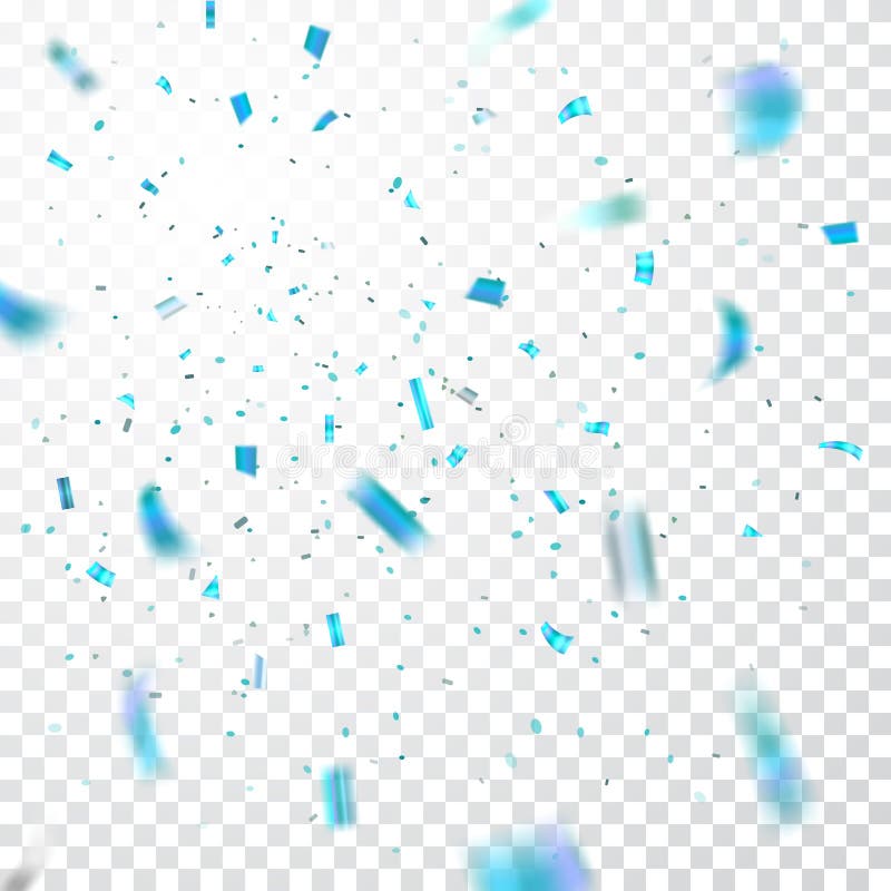 Blue Confetti Explosion Celebration Isolated on Black Background ... Blue Confetti Explosion Celebration Isolated on Black Background ...