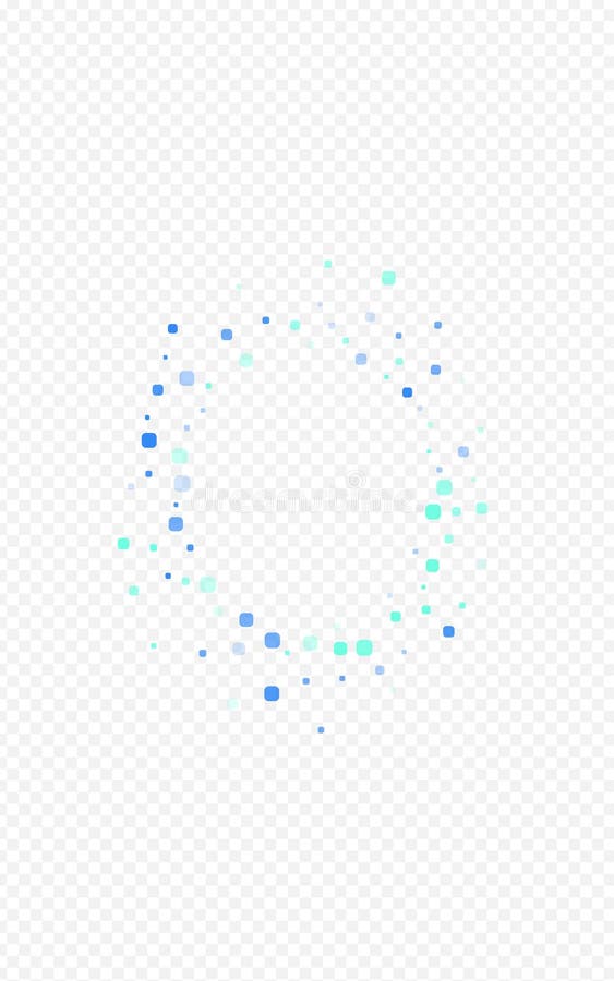 Blue Confetti Falling Vector Transparent Stock Illustration ...