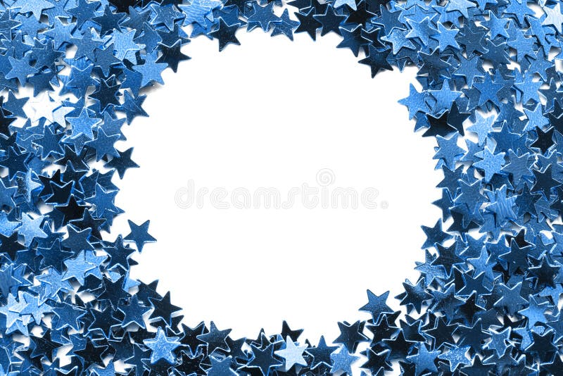 Blue confetti stock image. Image of crafts, blue, handmade - 113161267
