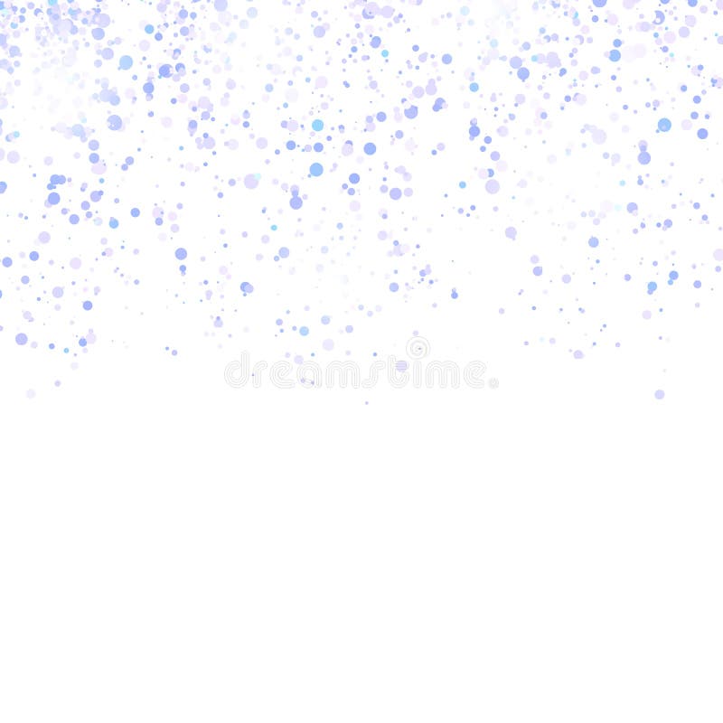 Blue Confetti Pattern Isolated on White Background Stock Vector ...