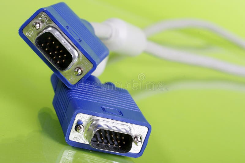Monitor cable stock photo. Image of cable, blue, monitor - 501680