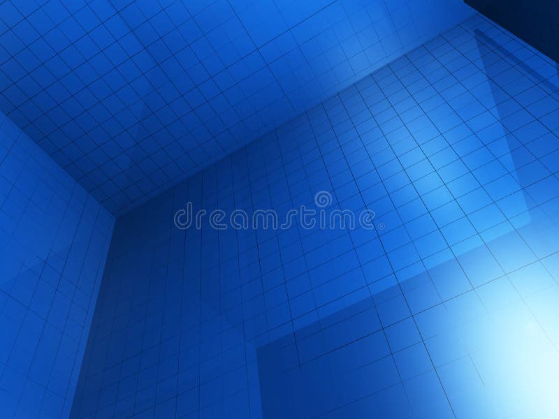 Blue Construction Background Stock Illustration - Illustration of ...