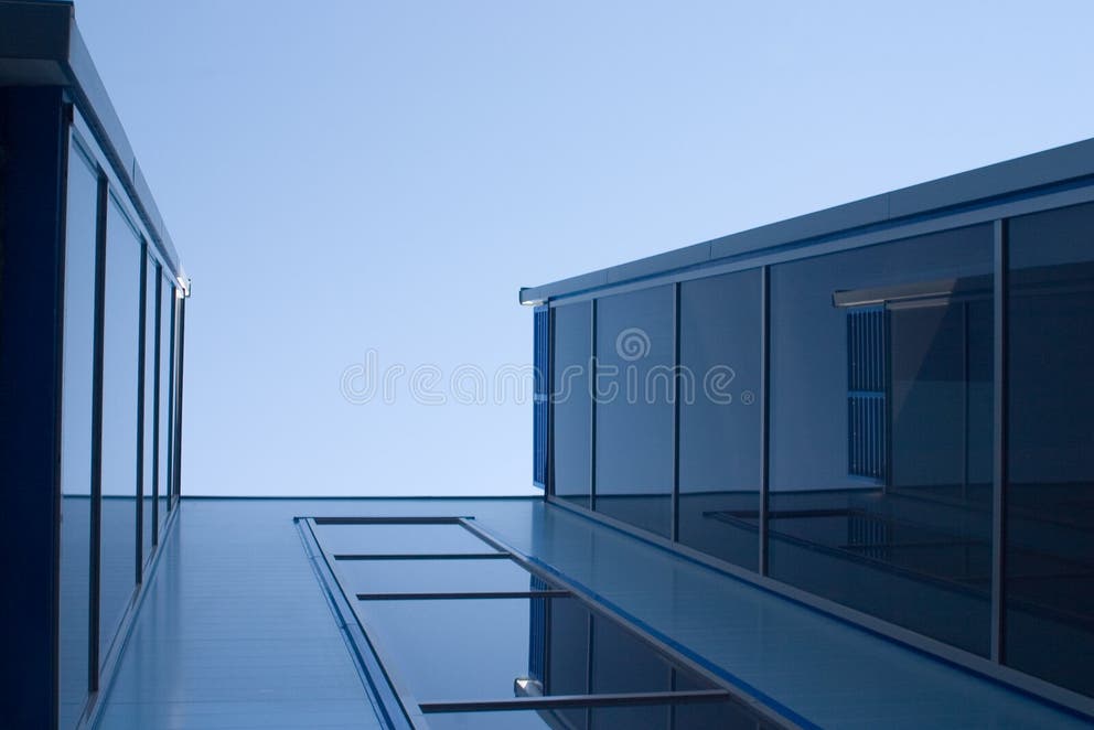 Blue constructions stock photo. Image of blue, wall, upward - 936440