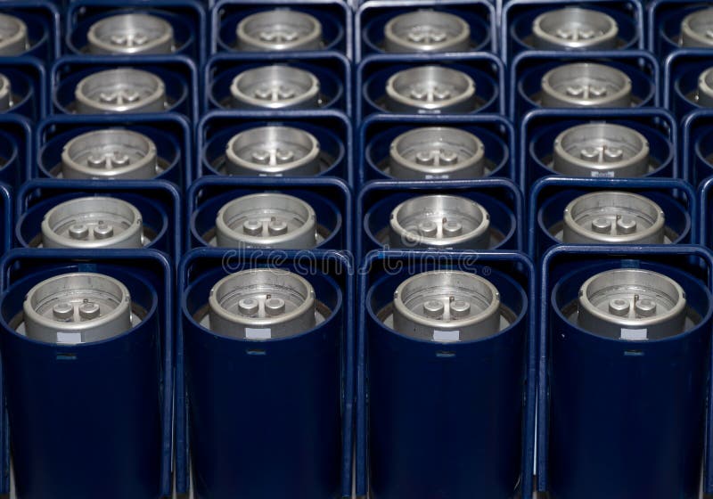 Blue containers stock image. Image of stack, container - 25917273