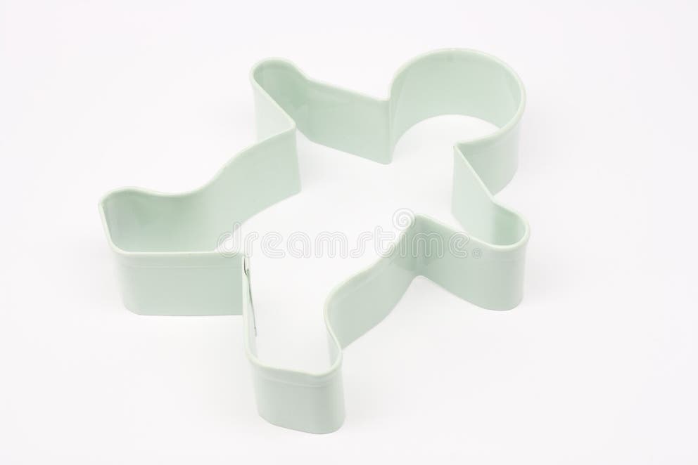 Blue cookie punch on white stock photo. Image of blue - 10042072