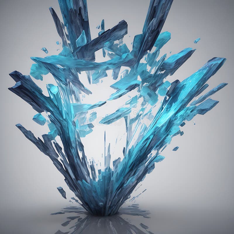 Blue Core Explosion Wallpaper in 3D Abstract Wallpapers for Desktop ...
