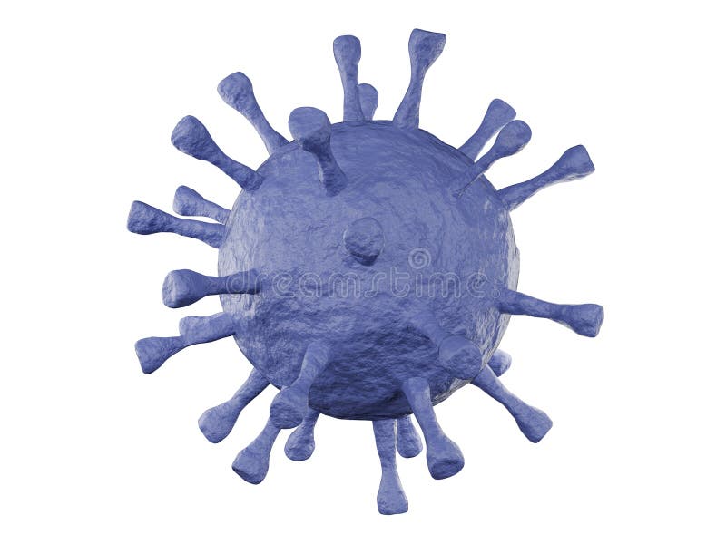 Blue Corona Virus , Glowing and Bright Virus Background Stock ...