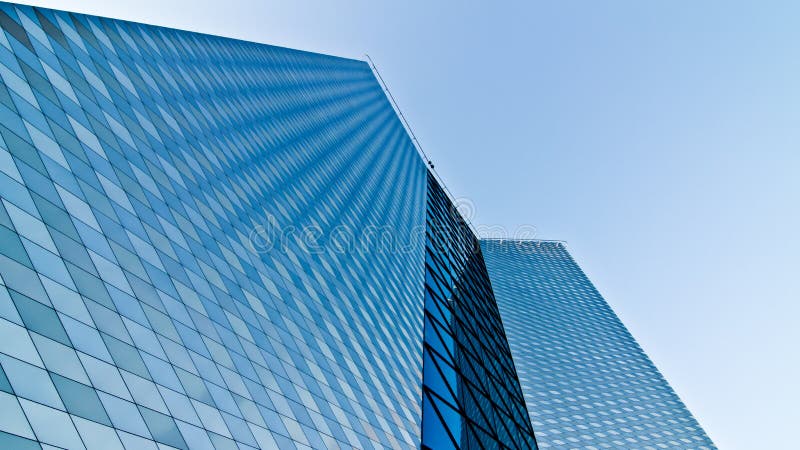 Blue corporate building stock photo. Image of blue, architecture - 21850498