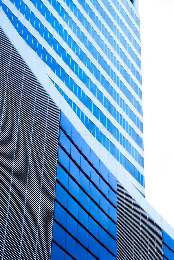 Blue corporate building stock photo. Image of contemporary - 18514094