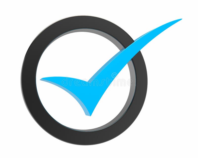 Blue Incorrect Mark Symbol Isolated on White Background Stock ...