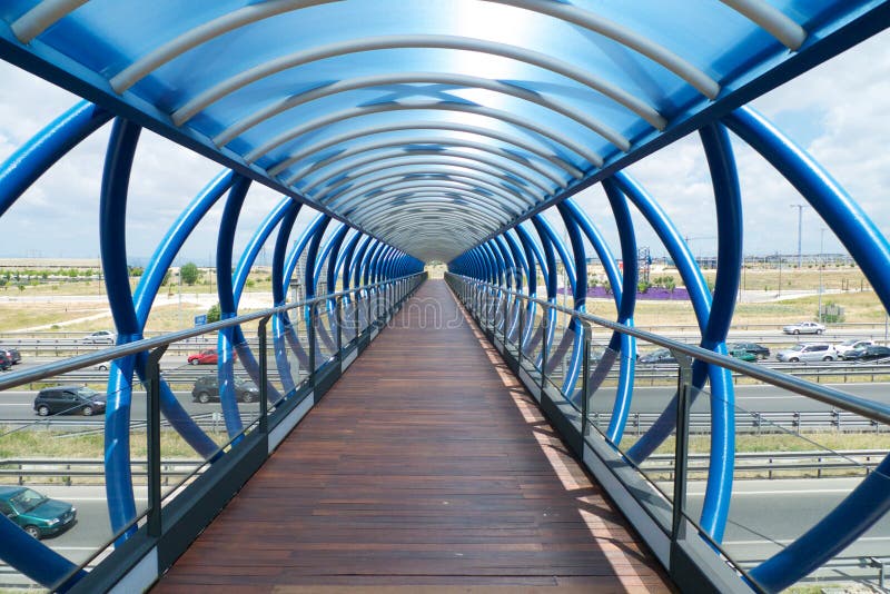 Garden Corridor with White Frame Stock Image - Image of blue, aisle ...