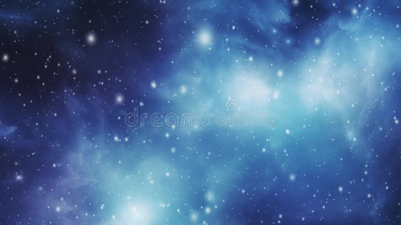 Blue Cosmic Nebula in Deep Space. Stock Footage - Video of alien ...