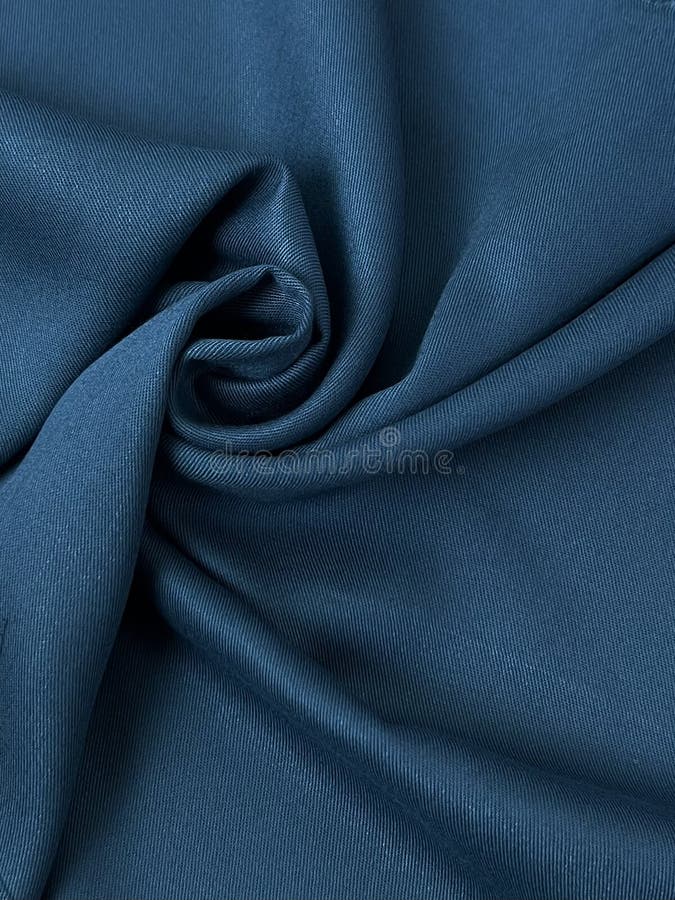 Blue Cotton Fabric with Texture Background. Woven Fabric. Cotton Fabric ...