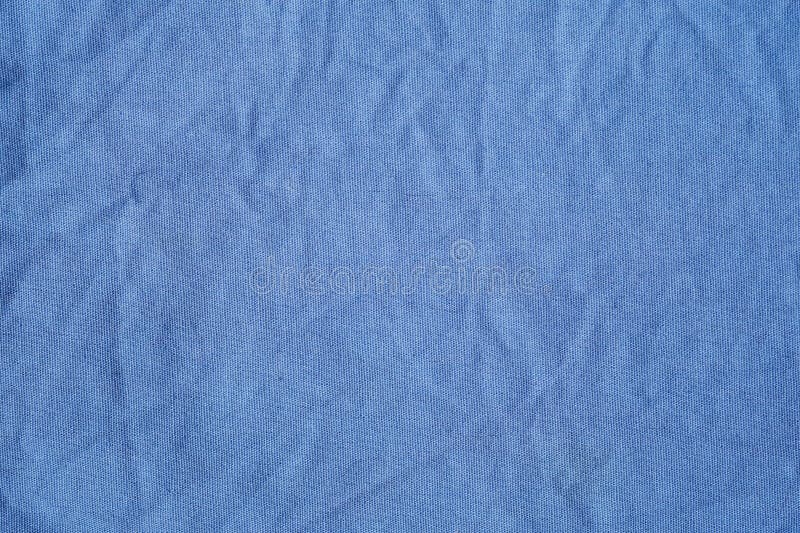 Blue Cotton Fabric Texture Background, Wrinkle Surface Textile ...