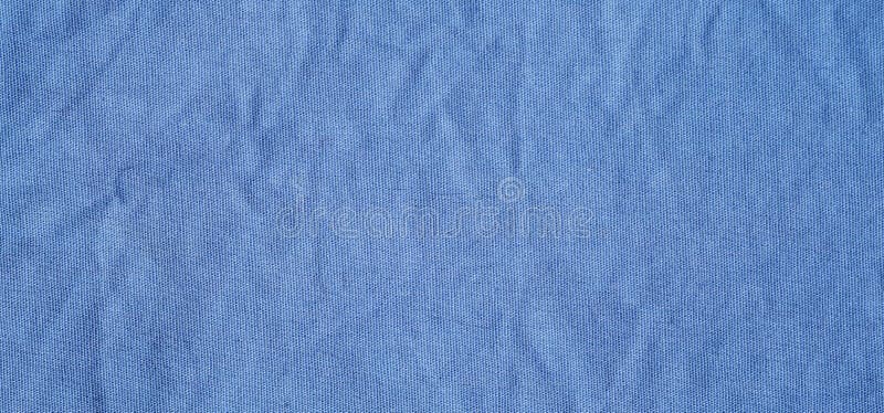Blue Cotton Fabric Texture Background, Wrinkle Surface Textile ...