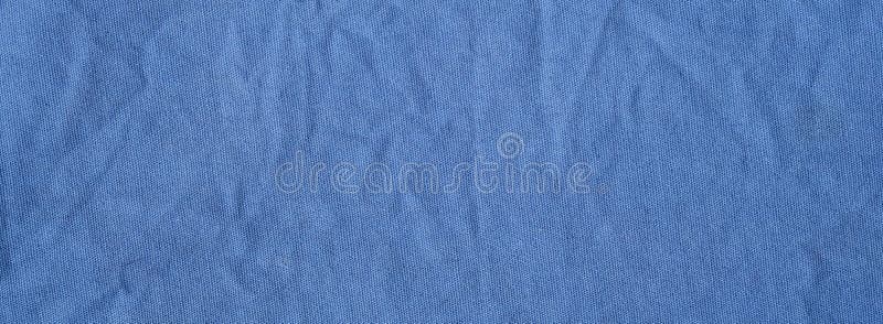 Blue Cotton Fabric Texture Background, Wrinkle Surface Textile ...