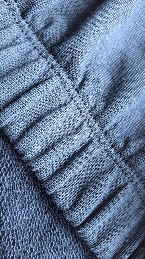 Blue Cotton Jersey. Texture of Knitted Fabric Stock Image - Image of ...