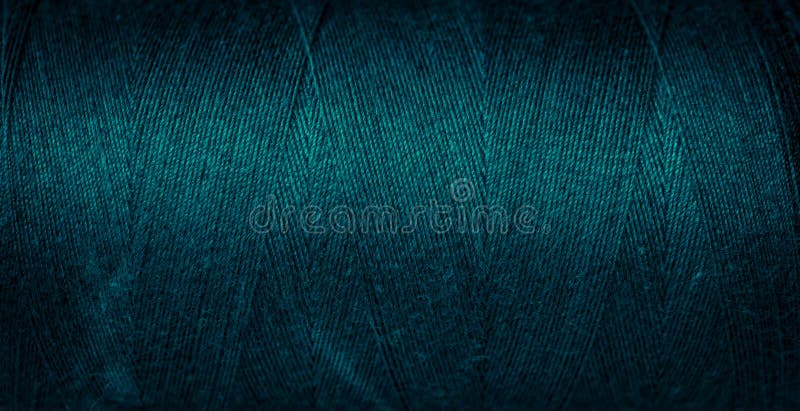 Blue Cotton Threads with Visible Details. Background Stock Image ...