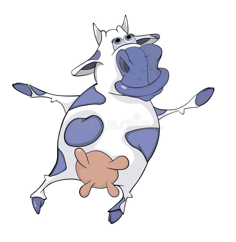 Cartoon Dancing Cow Stock Illustrations – 100 Cartoon Dancing Cow Stock ...