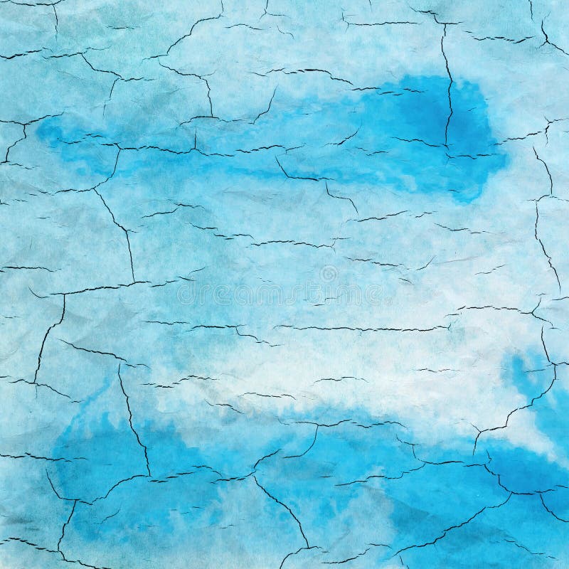 Blue Cracked Wall Background Stock Photo - Image of wall, vintage ...