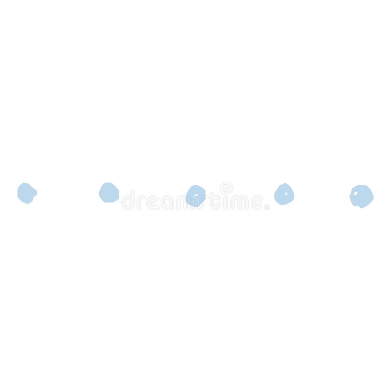 Blue Crayon Dots Line Doodle Painting, Points Stroke Pattern, Vector ...
