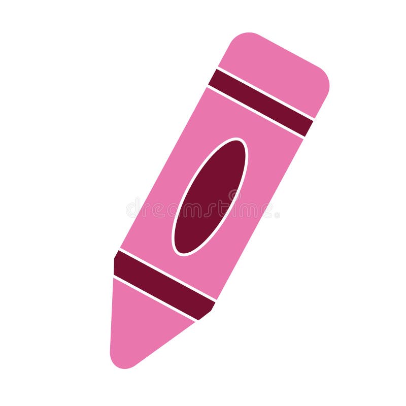 Blue Crayon Drawing Line. Vector Stock Vector - Illustration of icon ...