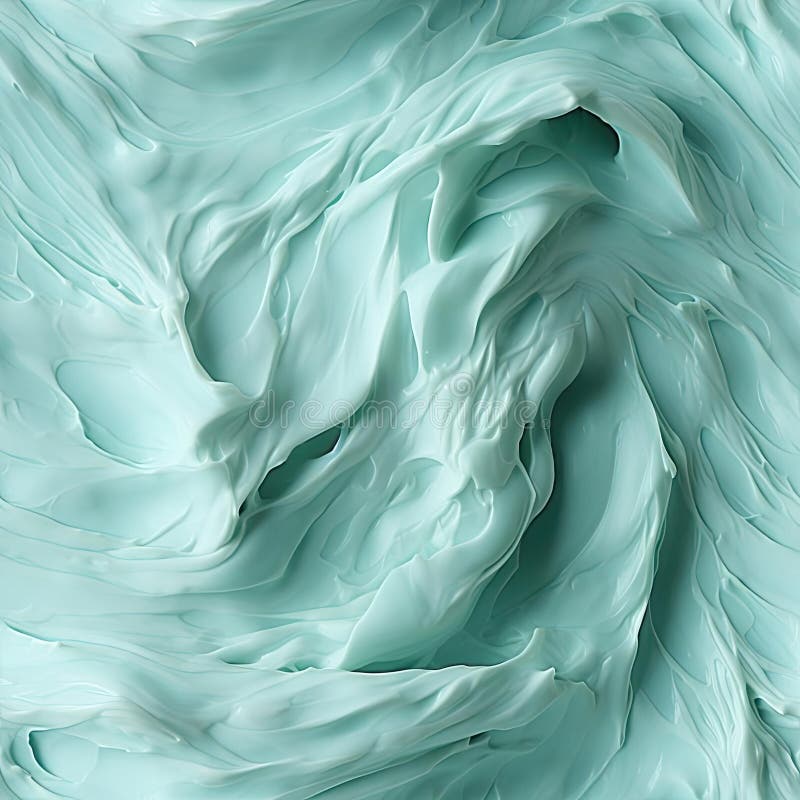 Blue Cream Texture with Fluid Movements and Light Green Hues (tiled ...