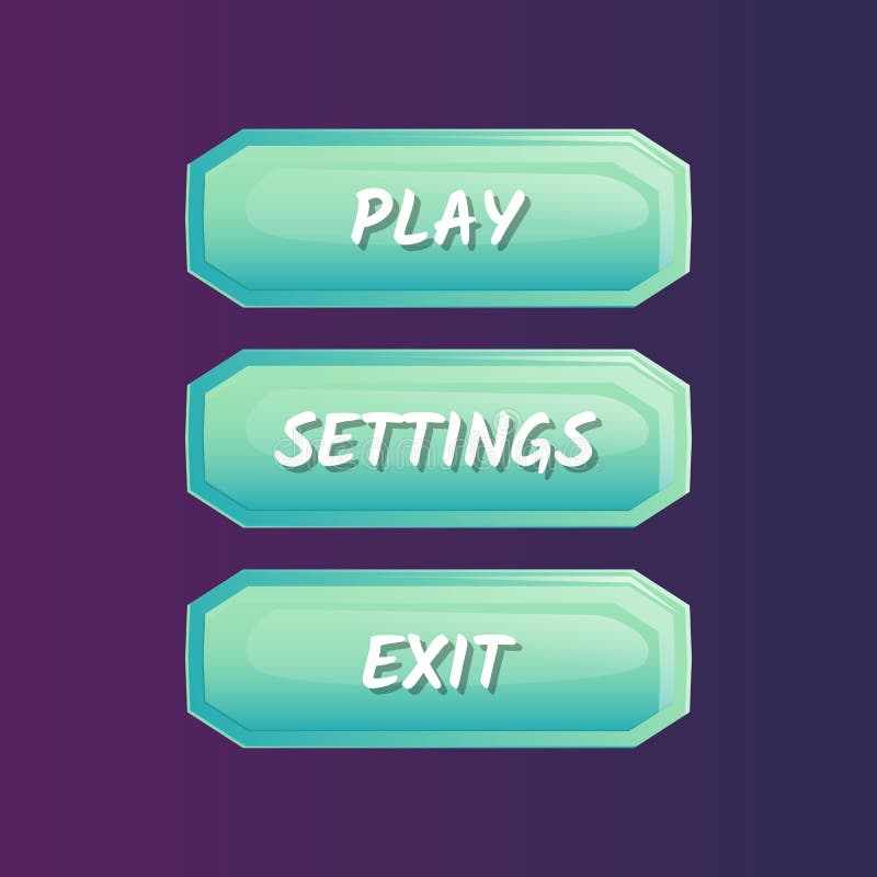 Blue Creative Options Selection Windows Set Stock Illustration ...