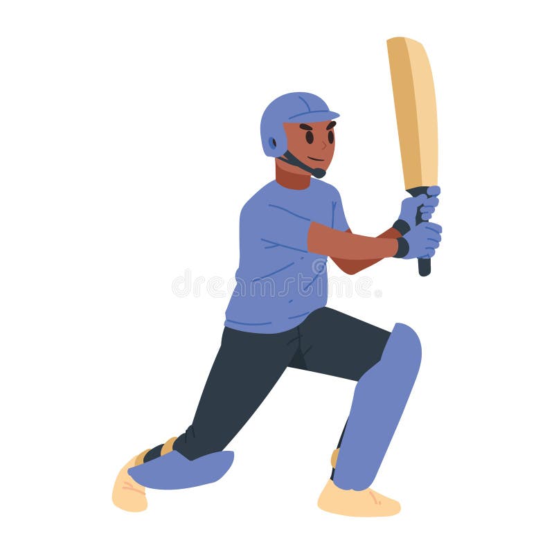 Cricket Player Blue Stock Illustrations – 902 Cricket Player Blue Stock ...