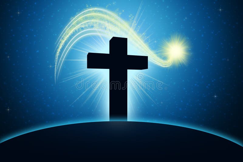 Blue Cross stock illustration. Illustration of cross - 13356200