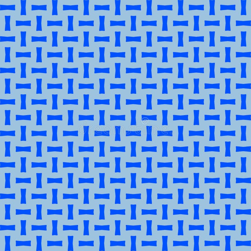 Blue Cross Weave Repeat Pattern Background Stock Illustration ...