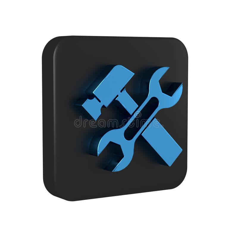 Tools Blue Square Button Stock Illustrations – 527 Tools Blue Square ...