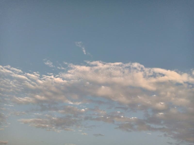 Blue crowd sky stock photo. Image of blue, nature, beauti - 224781784