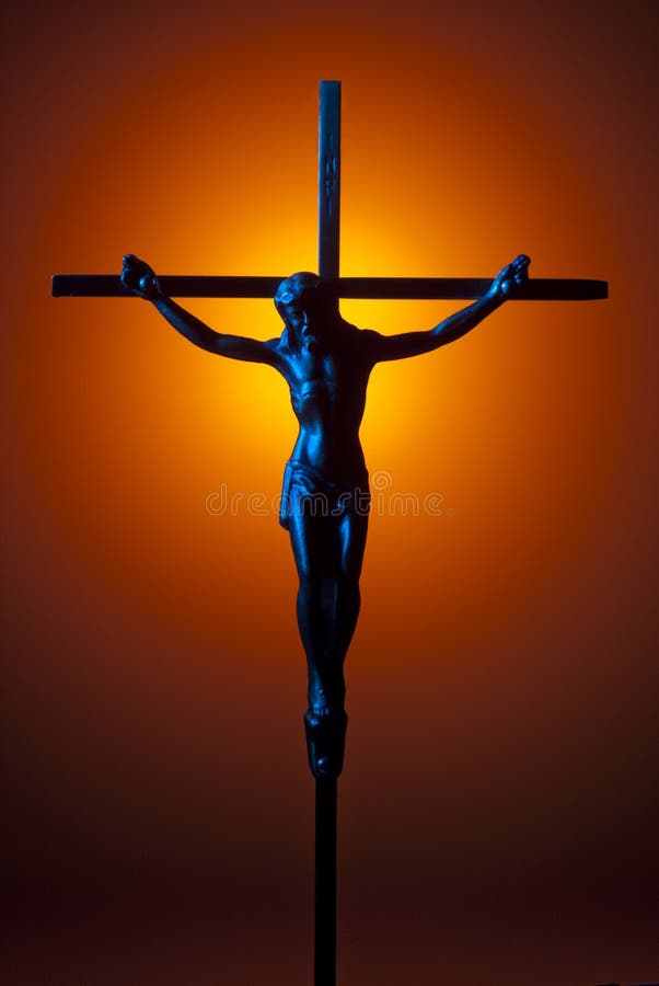 Blue crucifix stock photo. Image of christ, religion, crucifix - 9146912