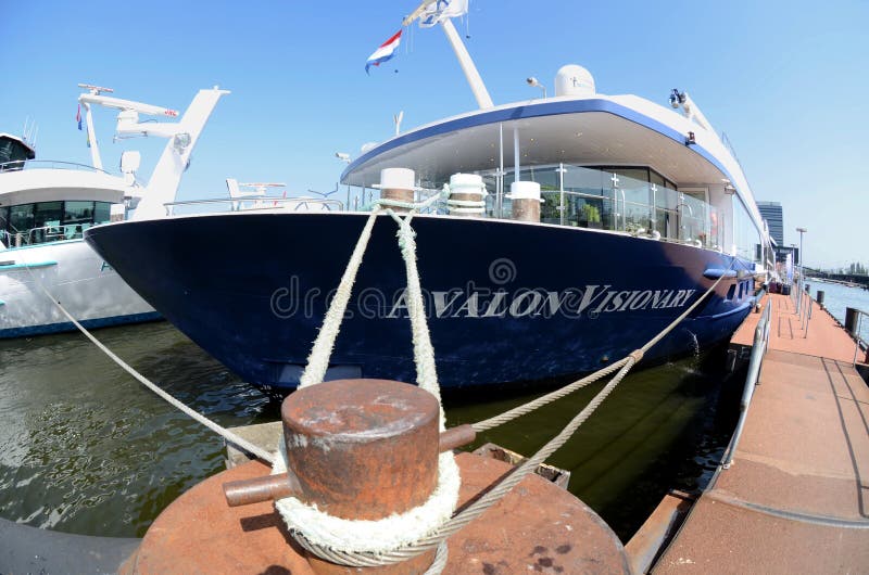 Blue cruise ship editorial photo. Image of anchored, modern - 30804991