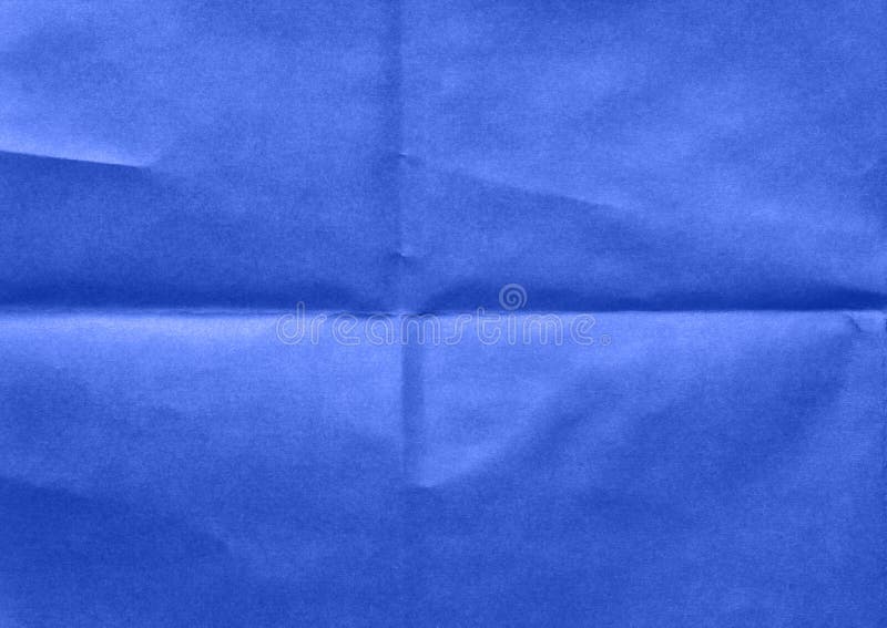 Blue Crumpled Colored Paper Texture Stock Image - Image of crumpled ...