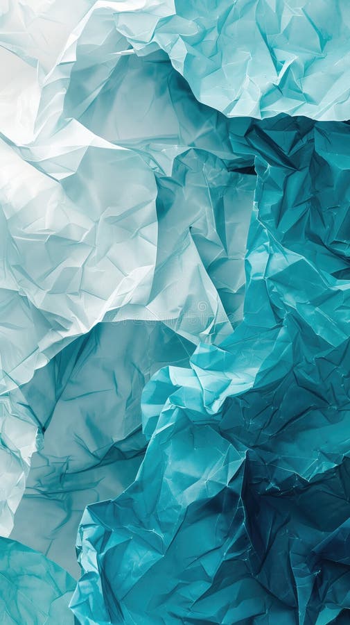 Blue Crumpled Paper As a Background. Crumpled Paper Background ...