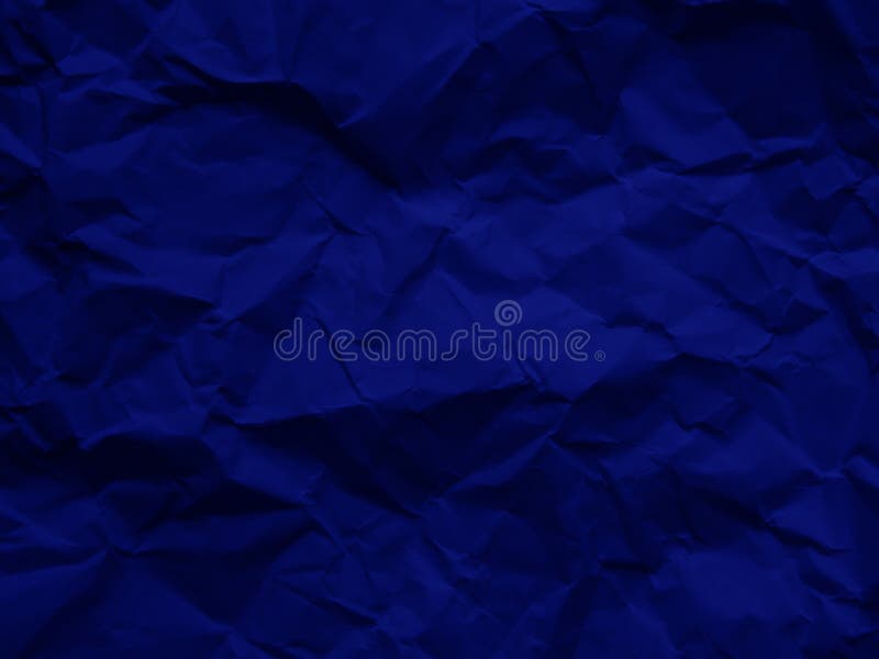 Blue Crumpled Paper Texture Background Stock Photo - Image of wallpaper ...