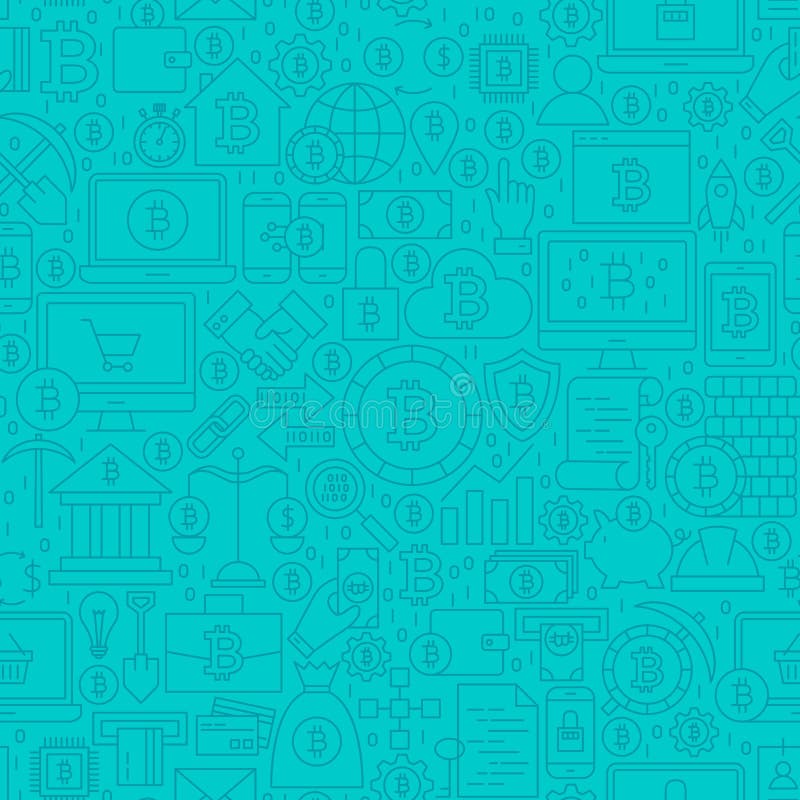 Bitcoin Seamless Pattern Stock Illustrations – 3,308 Bitcoin Seamless ...