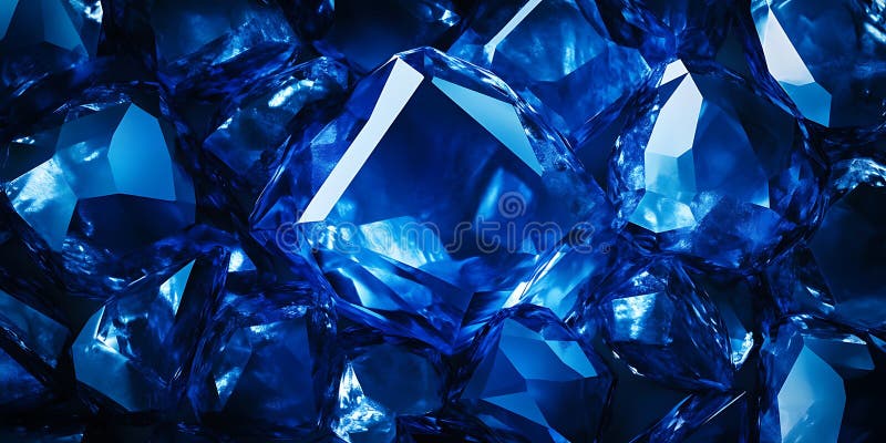 Blue Crystal Background Abstract Texture Image Stock Illustration ...