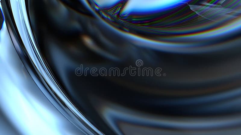 Blue Crystal Clear Transparent Refraction and Reflection Elegant Modern ...