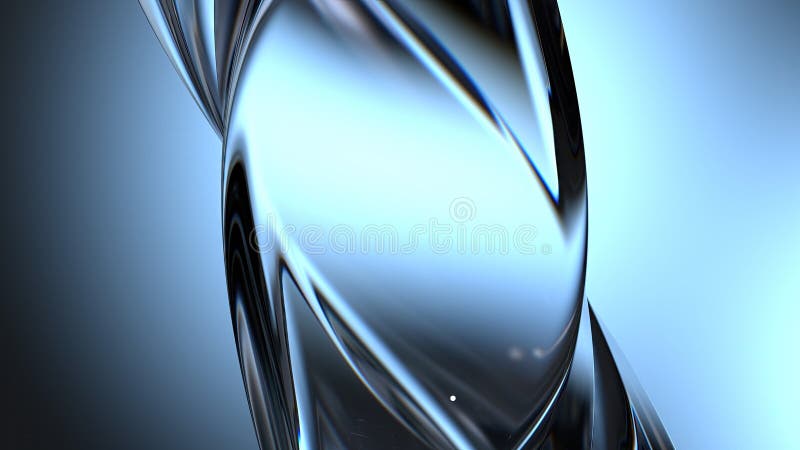 Blue Crystal Cool and Beautiful Refraction and Reflection Elegant and ...