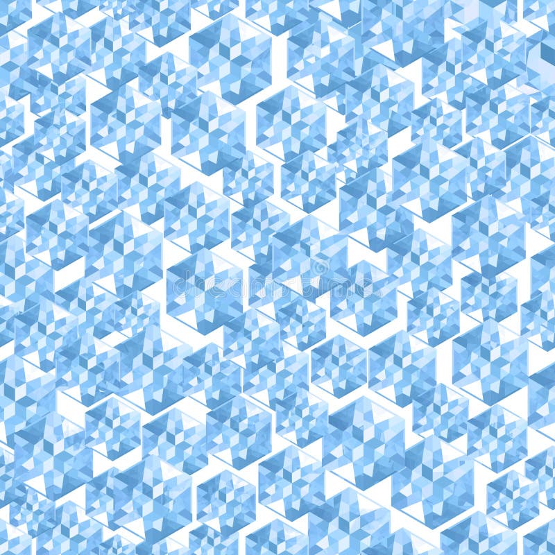 Blue Crystal Geometric Background Stock Photo - Image of geometric ...