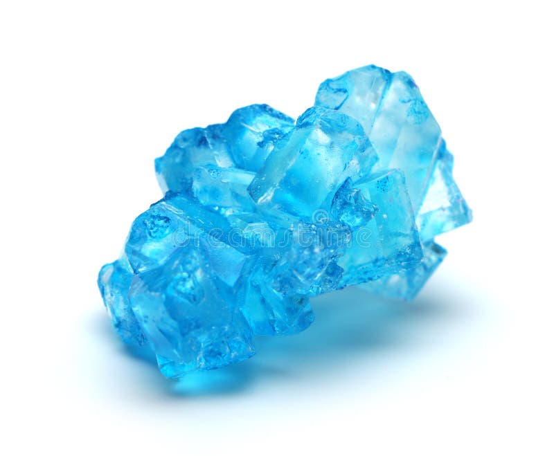 Blue Rock Candy on a Stick stock photo. Image of dessert - 126967716