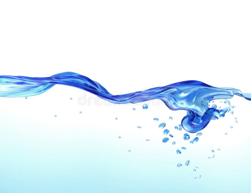 Fish shaped water splash stock illustration. Illustration of droplets ...