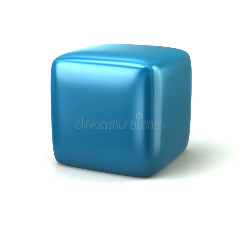 Blue faq cube stock illustration. Illustration of frequently - 49034736
