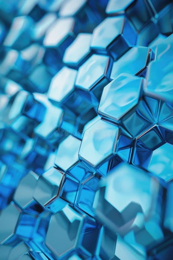 Blue cube cluster stock illustration. Illustration of square - 374218820