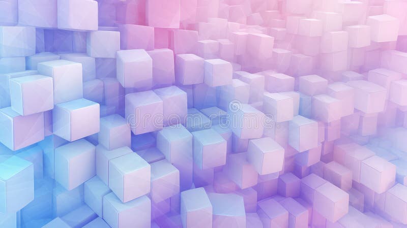 Blue Cube Texture Background Stock Illustration - Illustration of ...